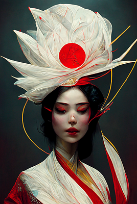 Geisha in red #2